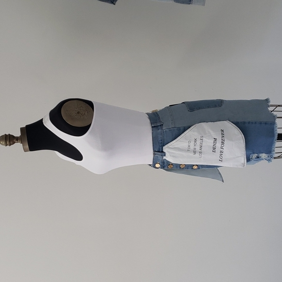 Skirts | Lizette Collection Denim Skirt Inside Out Pockets Sml | Poshmark